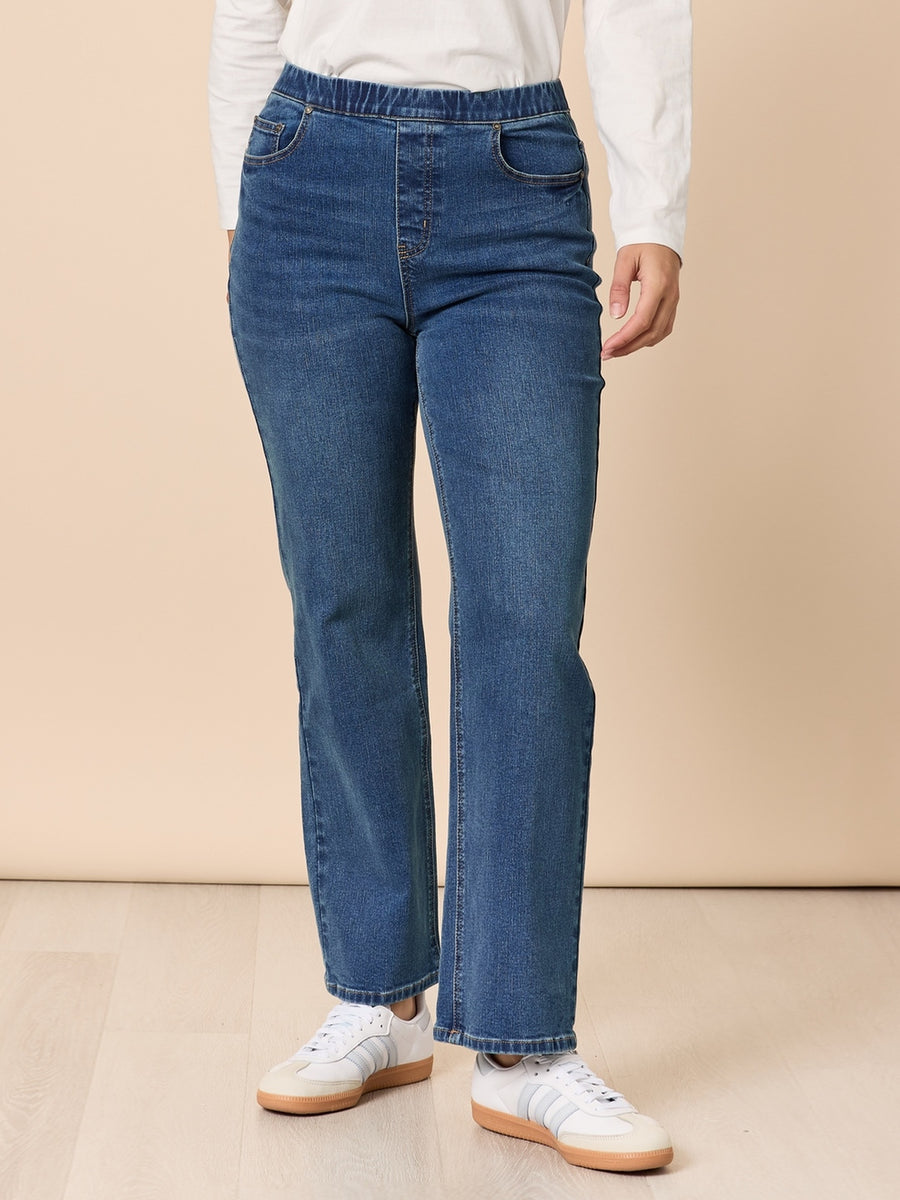 Everyday Straight Leg Jean-Denim – Threadz