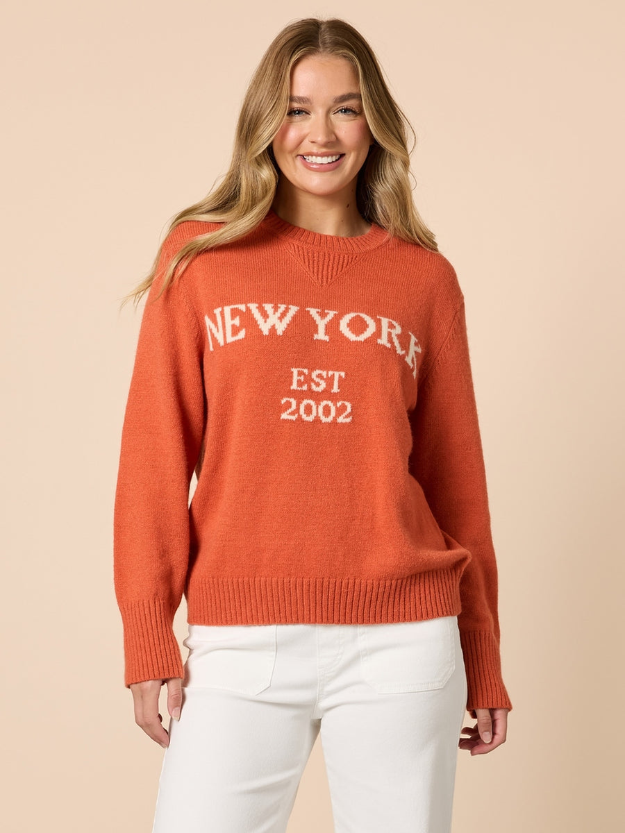 New York Knit Jumper - Maple – Threadz