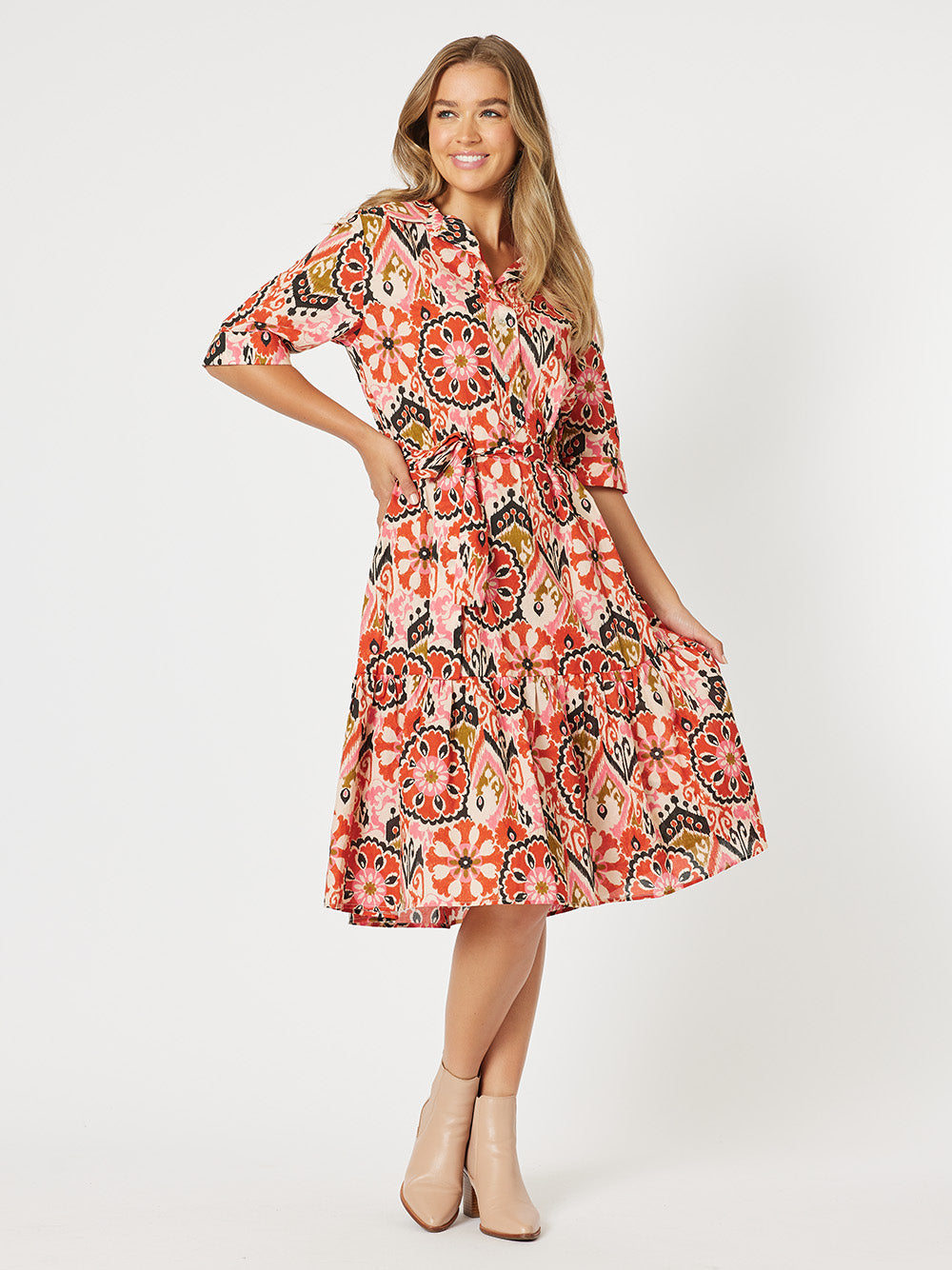 Shop Women's Dresses | Midi, Printed, Rugby Style – Threadz